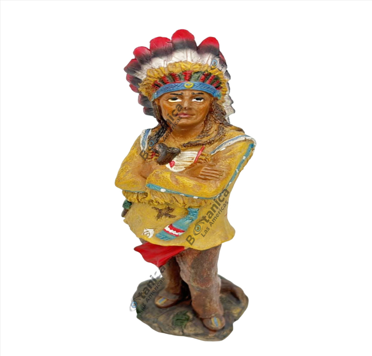 ESTATUA DE INDIO – Botanica las Americas