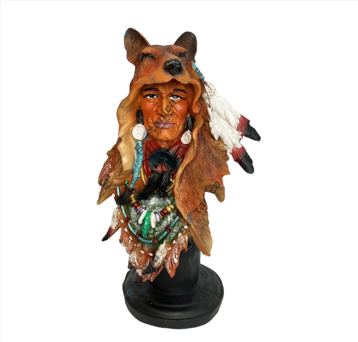 ESTATUA DE INDIO – Botanica las Americas