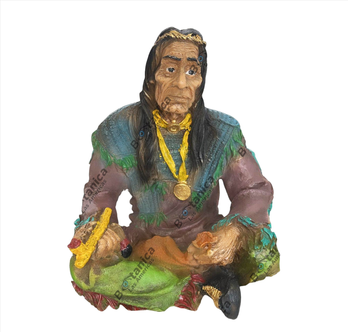 ESTATUA DE INDIO – Botanica las Americas