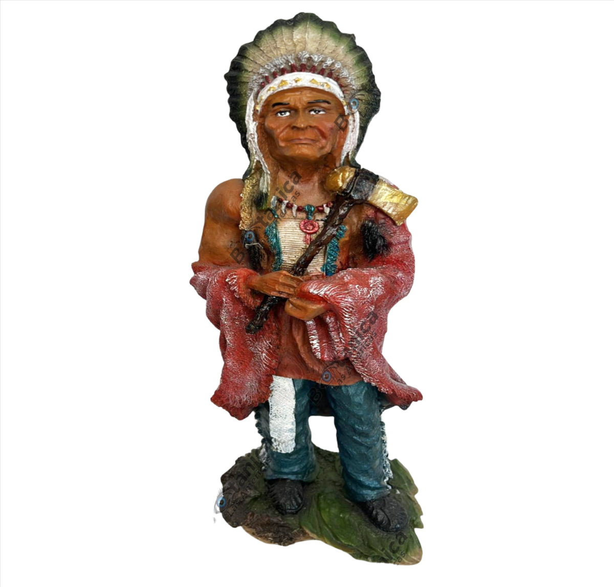 ESTATUA DE INDIO – Botanica las Americas