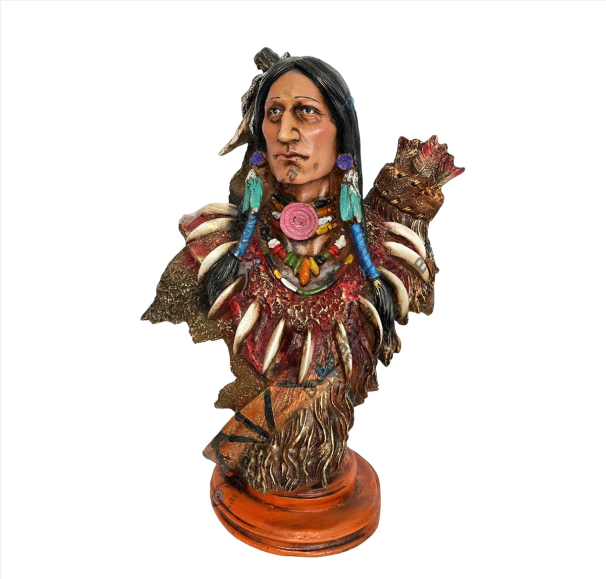 ESTATUA DE INDIO – Botanica las Americas